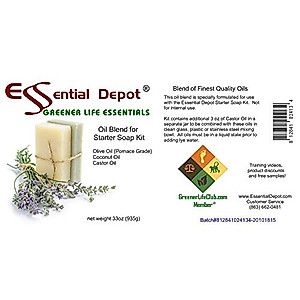 R.E.D. Soap Making Starter Soap Kit - Includes pre-Measured Ingredients to Make a loaf of soap and a R.E.D. Natural Silicone Mold