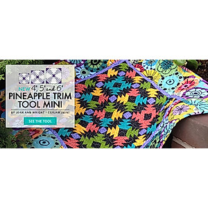 Creative Grids Pineapple Trim Tool Mini Quilt Ruler - CGRJAW3MINI