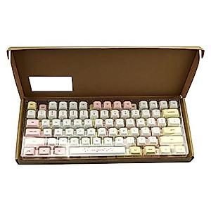 ZMX Macaroon PBT Dye-Sublimation Keycap,XDA Profile 136 Keys Custom Keycaps Set for MX Switch Mechanical & Gateron Optical Gaming Keyboards
