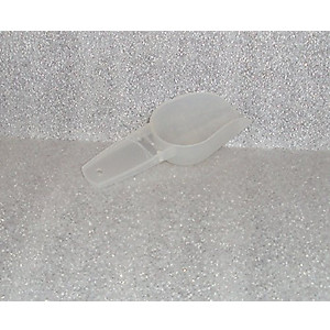Tupperware Small Canister Scoop with Handle Classic Sheer White