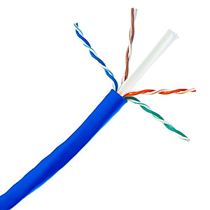 J-Tech Digital Cat6 Ethernet Cable 150 Ft Solid 23AWG UTP 100% Pure Copper for Network and High Performance Video and Audio Transmission [JTECH-CAT6-150ft]
