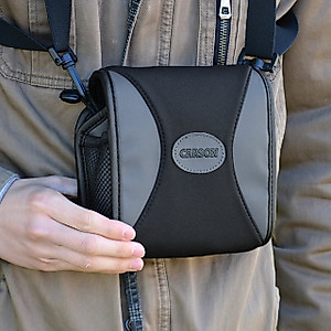 Carson BinoArmor Deluxe Easy-Access Magnetic Binocular Case (BA-07) , Black
