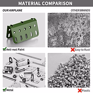 Garbo Star STEM Building Projects Model Airplane Set - 285 Pieces STEM Project Building Toys for Kids Ages 8-12-16, Assembly Science Kit Educational Birthday Gift for Kids Boys 8 9 10 11 12 Years Old