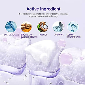 Purple Teeth Whitening, Tooth Stain Removal, Teeth Whitening Booster, Purple Whitening Tooth Foam, Purple Toothpaste（50ml）