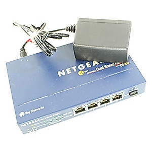 Netgear DS104 4-Port 10/100 Dual Speed Hub with Uplink Button