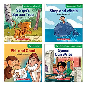 Scholastic Laugh-A-Lot Phonics: Blends & Digraphs (Parent Pack) Boxed Set, Paperback, 12 per Pack (SC-736582)