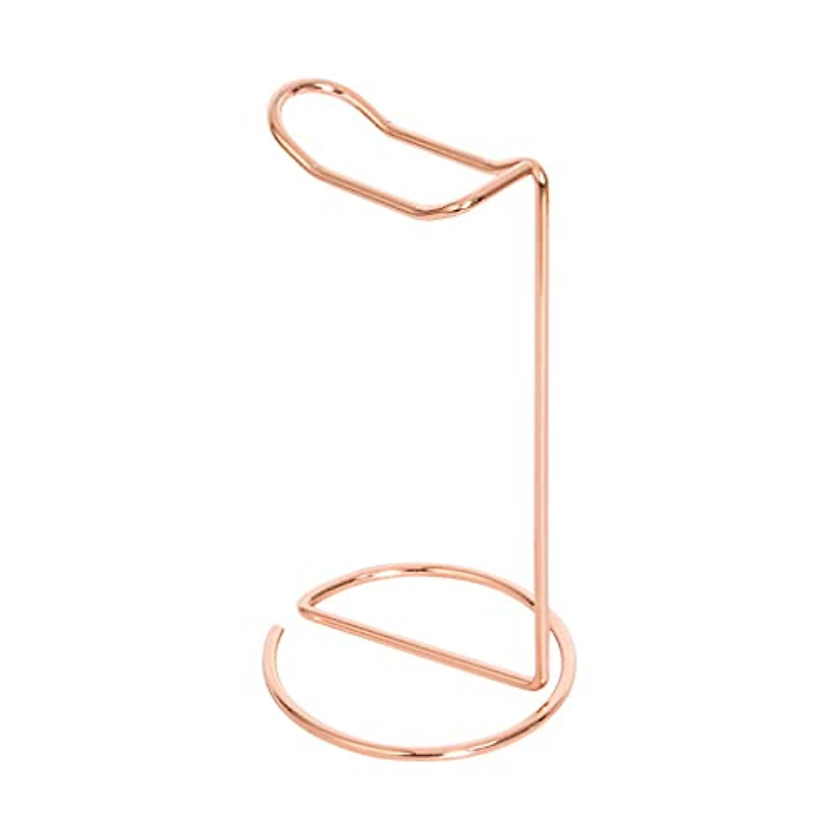 WANGFUFU Metal Gaming Headphone Stand Desktop Headset Hanger Base for All Headphones Size Desktop PC Game Earphone Accessories Headset Holder for Desk Metal Rose Gold