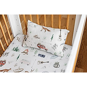 Pobibaby - 2 Pack Premium Toddler Pillowcase - Ultra Soft Jersey Knit - Crib Pillow, Kids Pillow, Travel Pillow Case Cover (Explore)