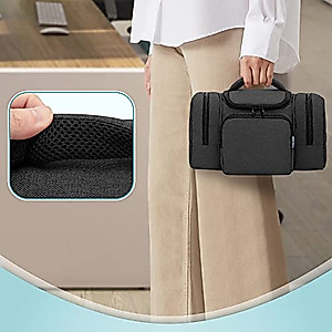 BAFASO Wearable Breast Pump Bag with an Ice Pack, Insulated Breast Pump Bag Compatible with Medela Pump in Style (Patent Pending), Black