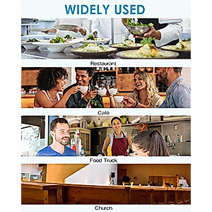 Crispaire Restaurant Pager System Pagers for Restaurants Waiting Buzzers Wireless Calling System Social Distancing Buzzer Long Working Distance Mute Function Food Truck Church Hospital (20 pagers)