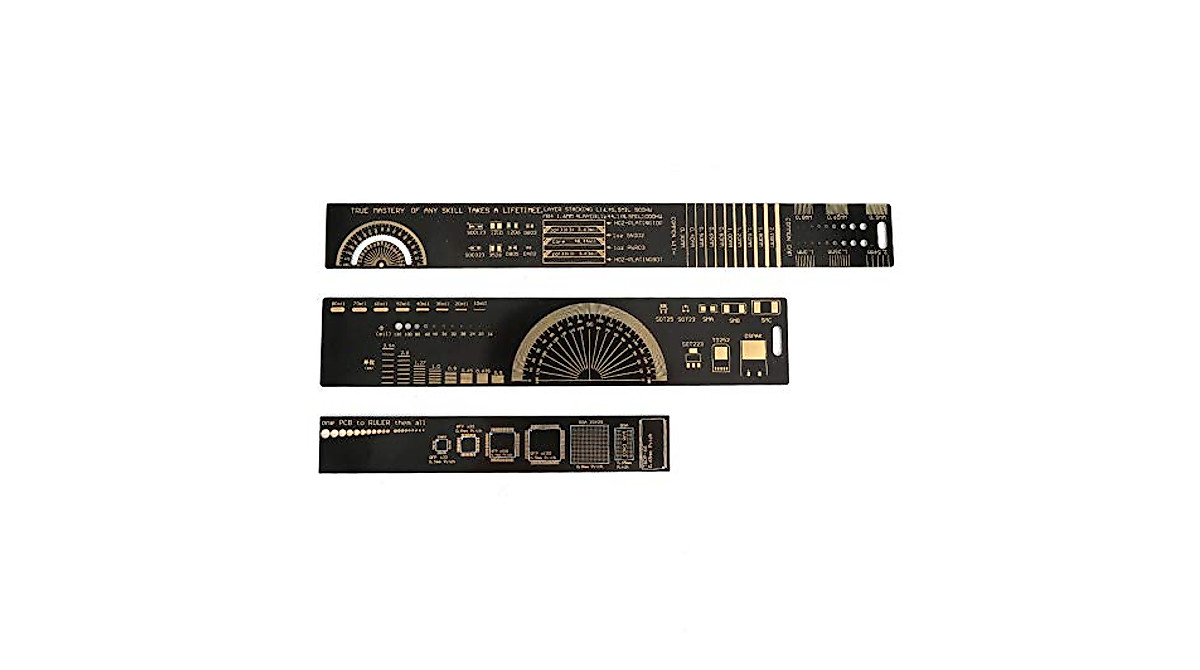 Multifunctional PCB Ruler Set for Electronic Engineers