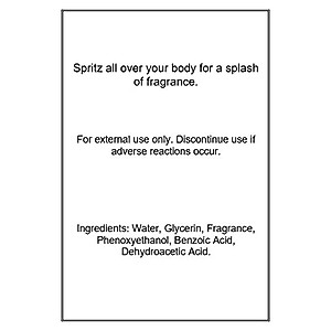 Womens Cherry Vanilla Body Spray - Eclectic Lady Double Strength Body Spray For Womens Fragrance, Women's Sweet Scented Fragrances Handcrafted in USA, Paraben-Free (Double Strength 8 oz)