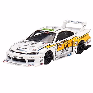 S15 Silvia LB-Super Silhouette #23 Right Hand Drive Formula Drift Japan 2021 Ltd Ed 4200 pcs 1/64 Diecast Model Car by True Scale Miniatures MGT00434