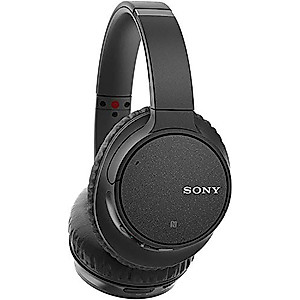 Sony Noise Cancelling Headphones WHCH700N: Wireless Bluetooth Over The Ear Headset with Mic for Phone-Call and Alexa Voice Control (Black)