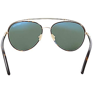 Tom Ford - FT07485952N Dark Havana Aviator Men Sunglasses - 59mm