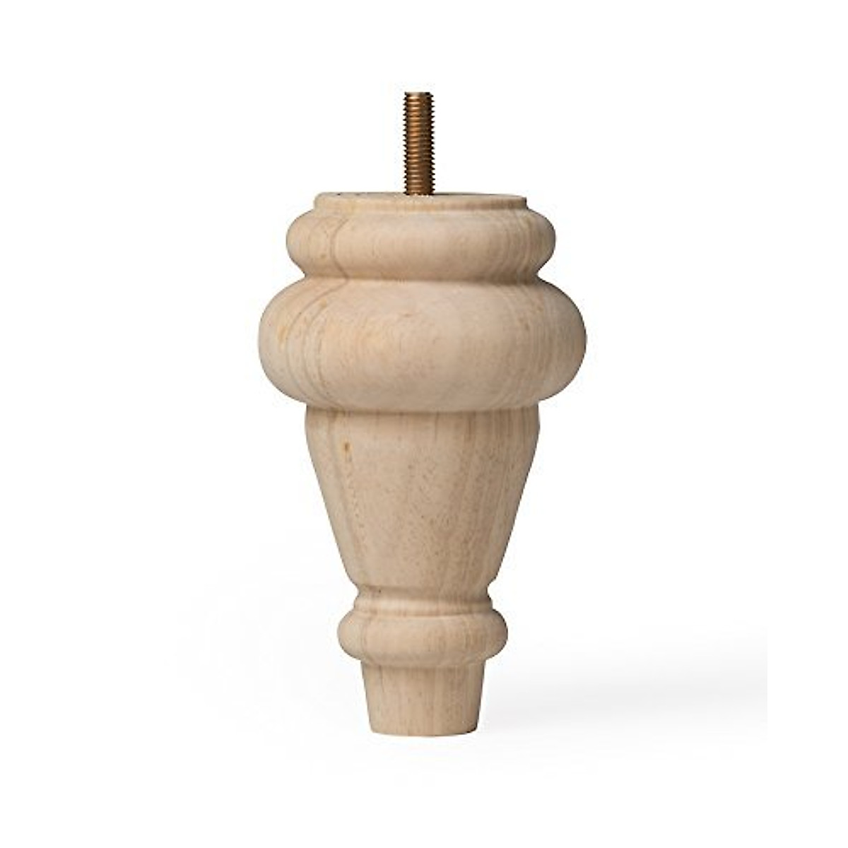 BingLTD - 6" Unfinished Profile Hardwood Sofa Legs - Set of 4 (Aster-UNF)