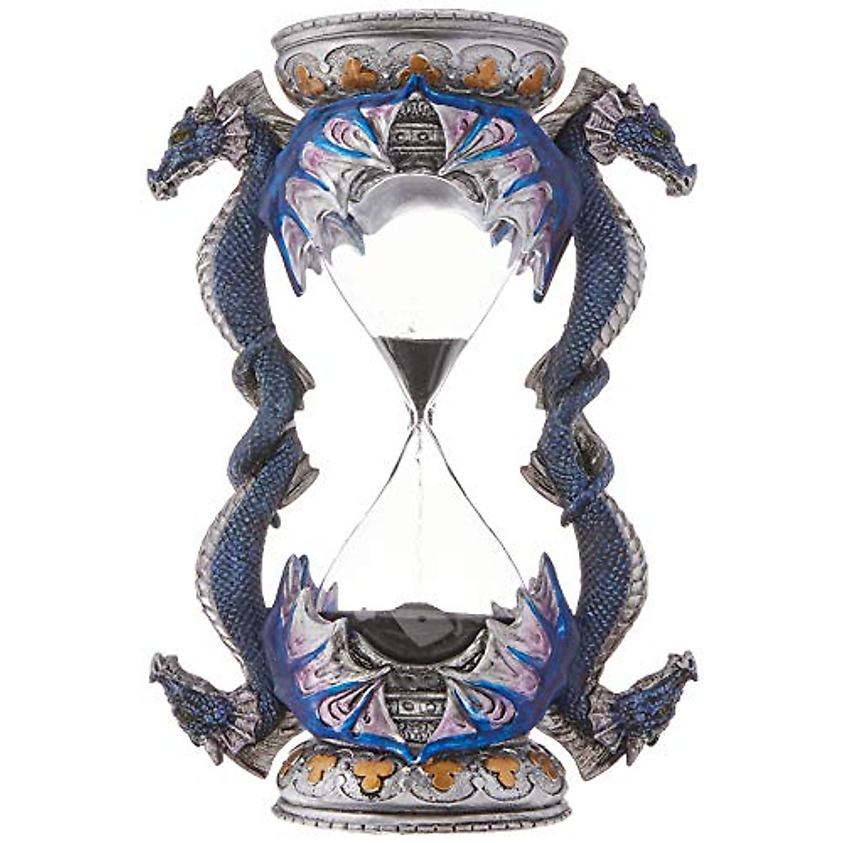 Design Toscano WU70646 Death's Door Dragon Gothic Decor Statue Hourglass Sand Timer, 6 Inch, Single
