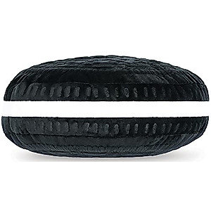 iscream Oreo Cookie Shaped Embossed 15" Fleece Pillow