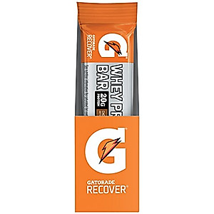 Gatorade Whey Protein Recover Bars, Chocolate Chip, 6 Count