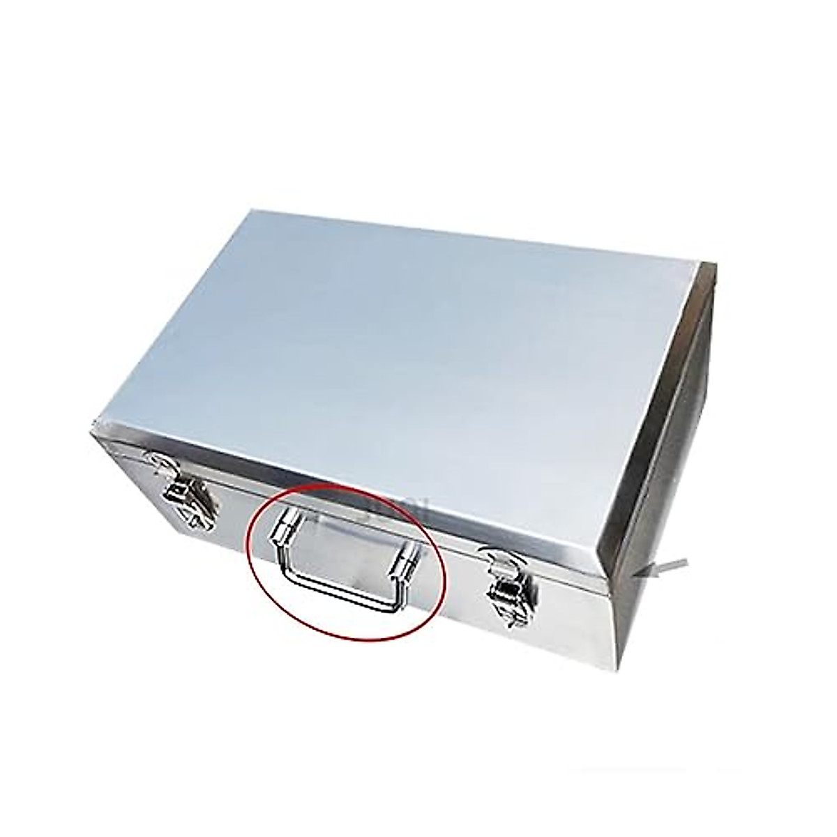 LS506 Cabinet Handle Folding Toolbox Carbon Steel Electric Cabinet Handle Mobile Phone Case Movable Handle (Color : Black, Size : 100mm)