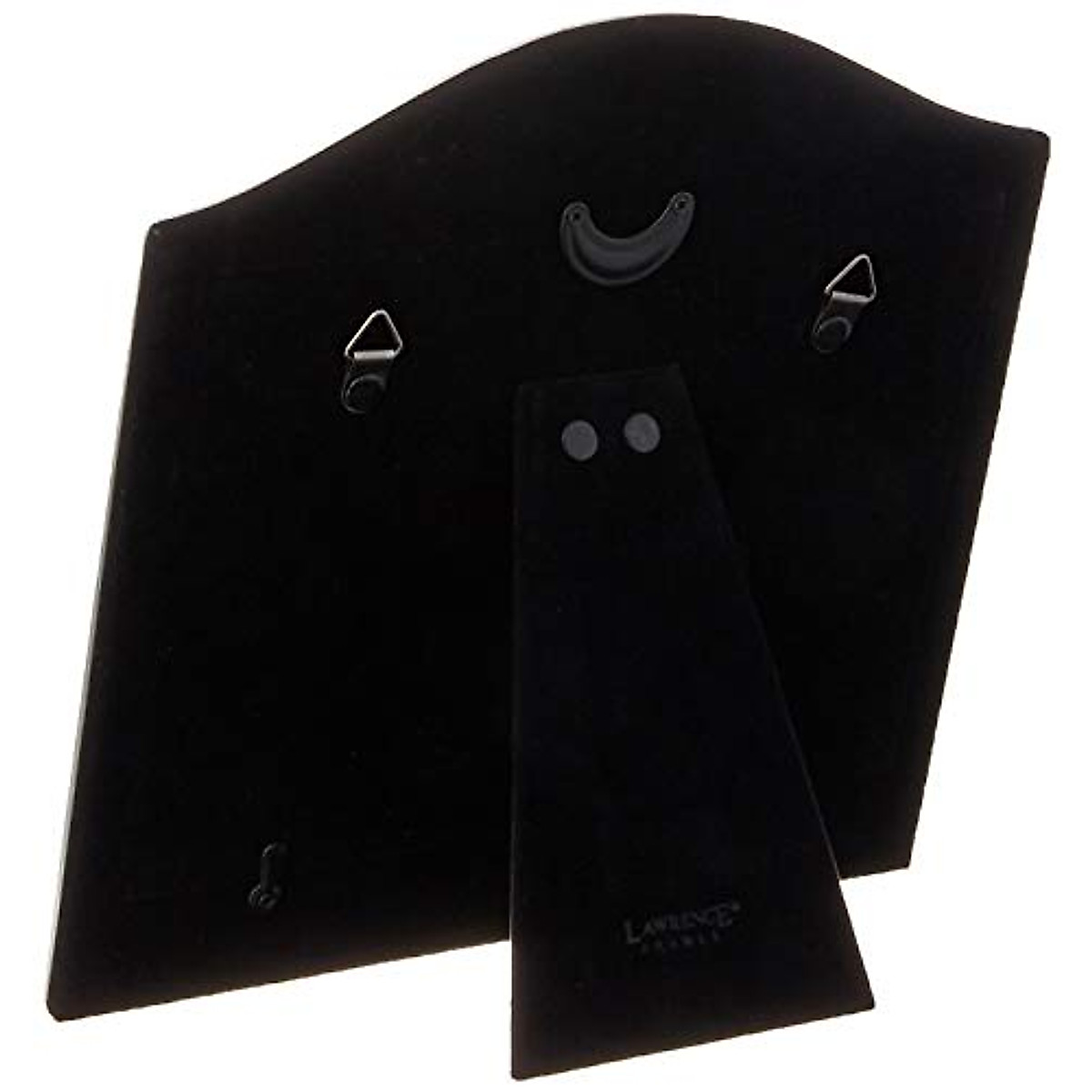 Lawrence Frames Satin Silver and Brass Plated 2 Opening Picture Frame, 25th Anniversary Design, 4 by 6-Inch