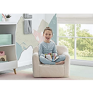 Delta Children Cozee Sherpa Chair, Cream