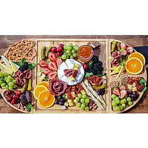 Generic 3 Piece Magnetic Charcuterie Boards Gift Set: Charcuterie Board Set, Bamboo Cheese Board Set for Mom | House Warming Gifts New Home | Wedding Gifts for Couple, Bridal Shower Gift