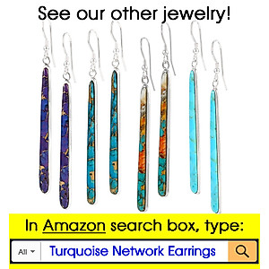 Turquoise Ring Sterling Silver 925 Genuine Gemstones Size 6 to 11 (Turquoise, 9)