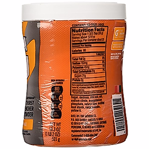 Gatorade Powder, Orange, 18.3-ounce Canister (1 Canister)