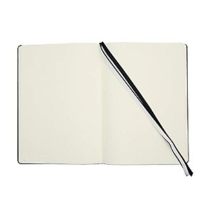 LEUCHTTURM1917 - Official Bullet Journal - Medium A5 - Hardcover Dotted Notebook (Black) - 240 Numbered Pages