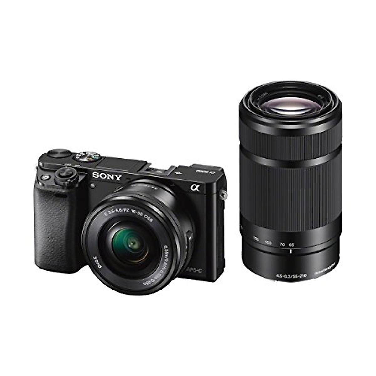 Sony Alpha a6000 Mirrorless Digital Camera w/ 16-50mm and 55-210mm Power Zoom Lenses