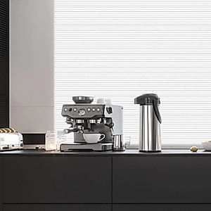 Soopot Thermal Coffee Carafe, 68Oz Coffee Dispenser, Airpot Coffee Dispenser with Pump,Stainless Steel Insulated Flask 12-14 Hours Heat Retention 12 Hours Cold Retention