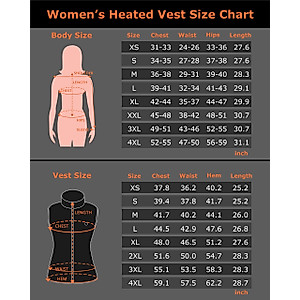 Venustas Women's Heated Vest with Battery Pack 7.4V, Lightweight Heated Coat for Women