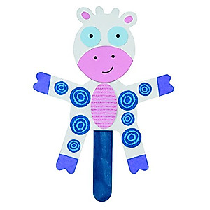 ALEX Toys Little Hands Pop Stick Art Craft Kit, Create Cute Animal and Flower Puppets, Allows Children to be Creative and Use their Imagination, For Ages 3 and up