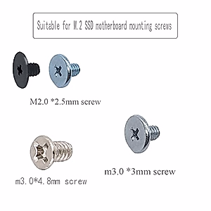 M.2 SSD Screw Kit, M.2 Standoff and Screw Kit for Asus Gigabyte MSI PS5 Motherboards