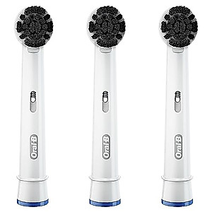 Oral-B Charcoal Electric Toothbrush Replacement Brush Heads Refill, 3 Count