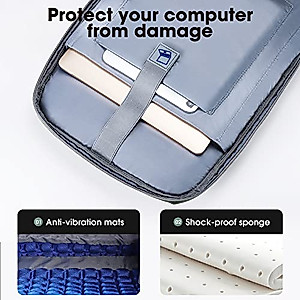 Maelstrom 40-50L Carry on Backpack,Travel Backpack for Men Women,17.3 Inch TSA Flight Approved Laptop Backpack with Hidden Shoe Bag, Expandable Large Computer Business Suitcase Backpacks-Grey