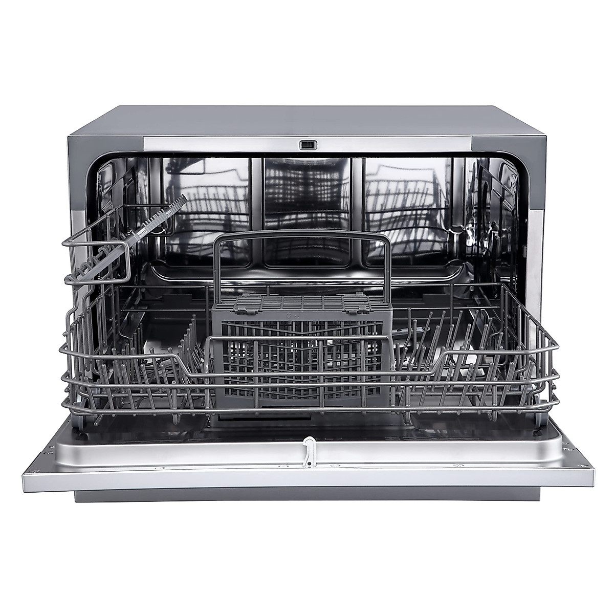 EdgeStar DWP62SV 6 Place Setting Portable Countertop Dishwasher - Silver