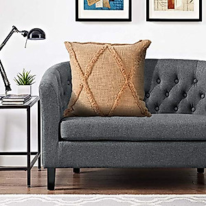 LR Home Raquel Pillow, 18" x 18", Peach