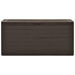 Canditree Outdoor Storage Box, Deck Box Storage Container for Patio Furniture Cushions, Garden Tools, Pool Toys (76.6 gal)