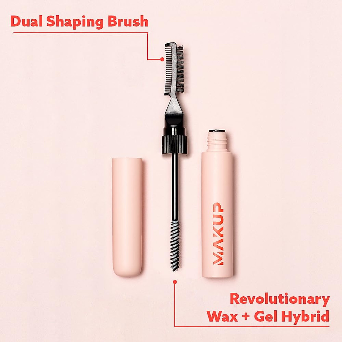 MAKUP Brow Me, Eyebrow Sculpt Gel + Wax Hybrid, Vegan, Paraben Free