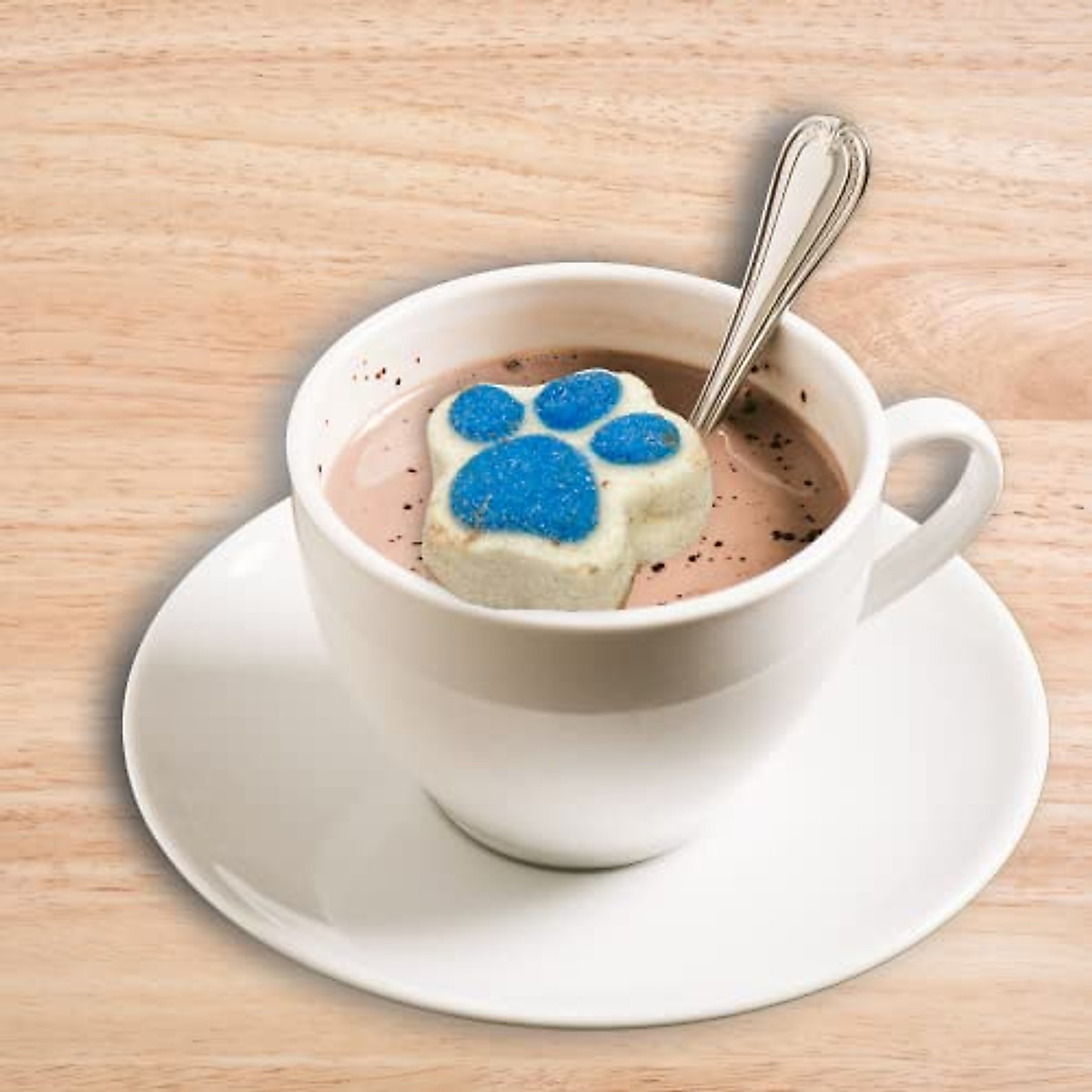 Paw Patrol Hot Chocolate Ball with Pawprint Shaped Marshmallow, Easter Basket Stuffer and Gift for Kids, 6.35 Ounces