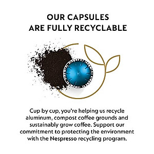 Nespresso Capsules VertuoLine, Odacio, Dark Roast Coffee, 30 Count Coffee Pods, Brews 7.77 Ounce (VERTUOLINE ONLY)