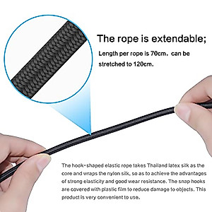 MEKNIC Net Chain Link Action Camera Fence Mount Compatible with GoPro Hero Cameras and Insta360 One X2,Smart Phones and Other Action Cameras for Softball Baseball Tennis Football Games Recording