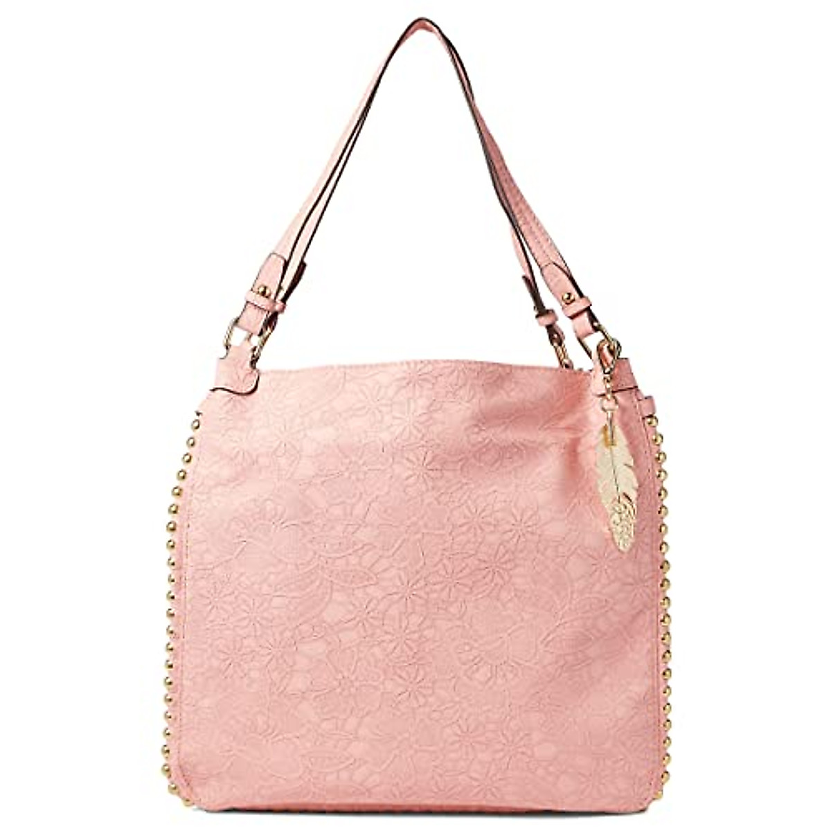 Jessica Simpson Camille 4 Poster Tote Coral Almond One Size