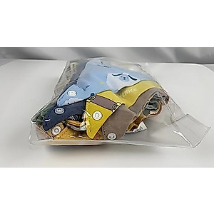 BEBOAN Baby Bandana Drool Bibs, 10-Pack Newborn Bibs for Toddler Girls Drooling Teething, 100% Organic Cotton Soft and Absorbent Baby Bibs, Adjustable Size (Boy)