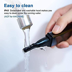 ELORES Ear and Nose Hair Trimmer for Men & Women, 4 in 1 Electric Eyebrow Trimmer Painless Nose Clippers Facial Hair Remover Waterproof with Dual Edge Blades