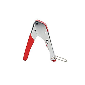 YaeTek Compression Tool RG6 RG59 Coaxial Connectors Crimper - Coax Cable Crimper - Coaxial Compression Tool Kit Wire Stripper with F Style RG6 Connectors 20 PCS