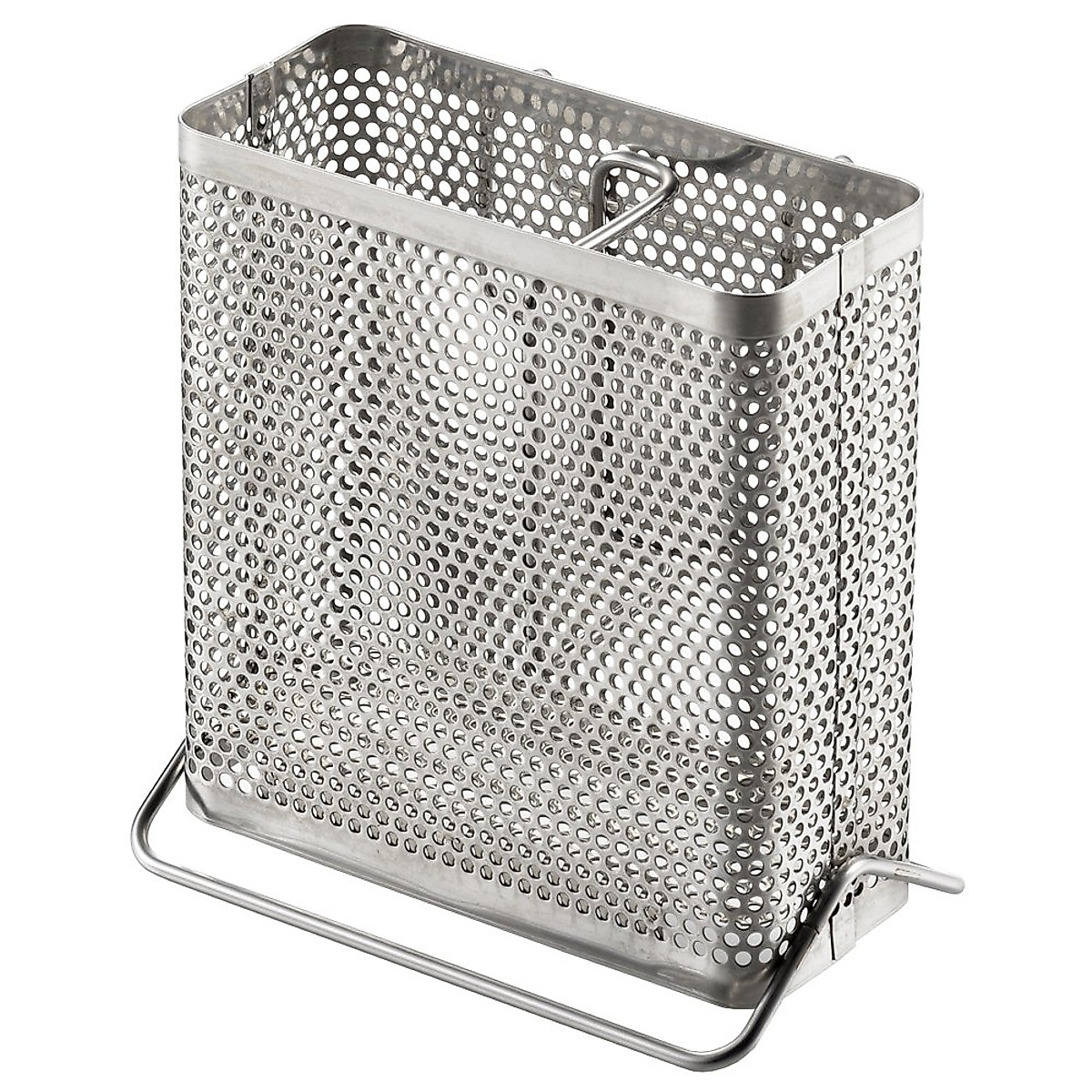 Yoshikawa 1621046 Cutlery Pocket, Square Punching, Silver, 3.9 x 2.6 x 4.1 inches (10 x 6.5 x 10.5 cm)