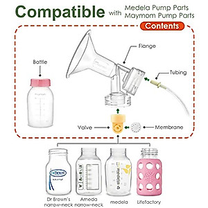Maymom Pump kit Compatible with Medela Pump in Style Advanced; Replacement to Medela Pump Parts